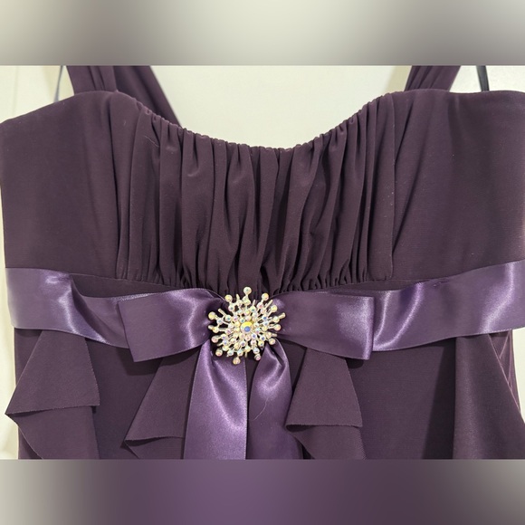 Betsy & Adam | Dresses | Betsy Adam Deep Purple Dress | Poshmark